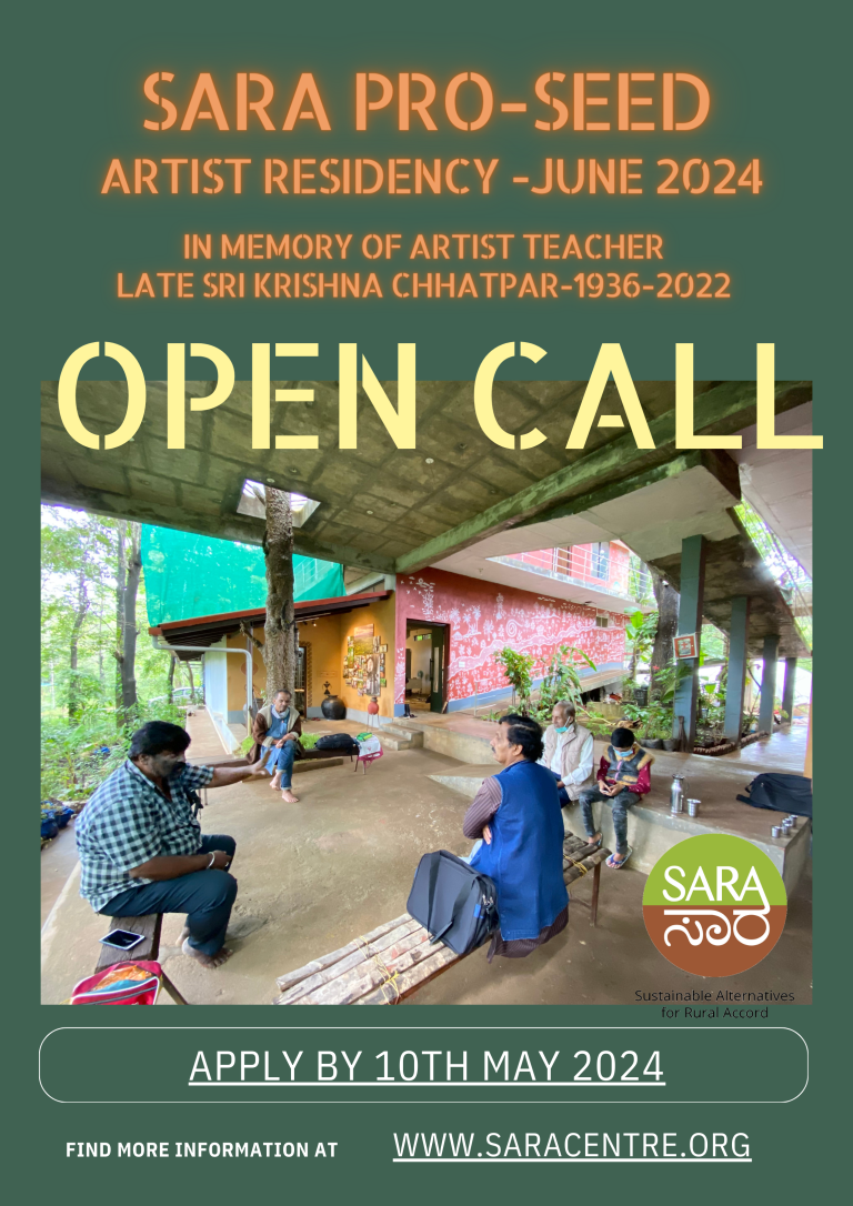 SARA Pro-seed Artist Residency – June 2024 – SARA CENTRE